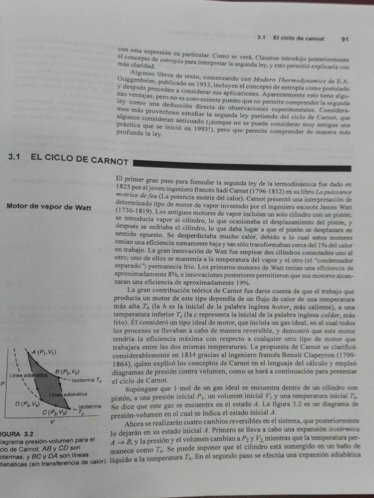Ciclo de Carnot | PDF