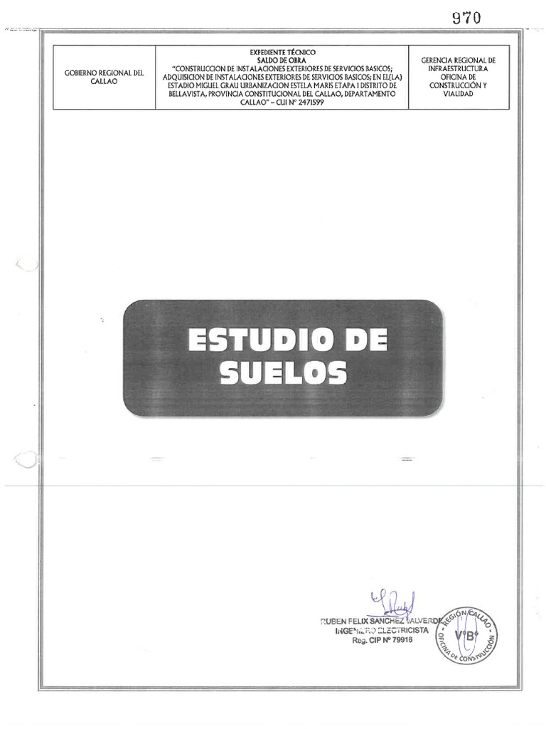 Estudio de Suelos | PDF