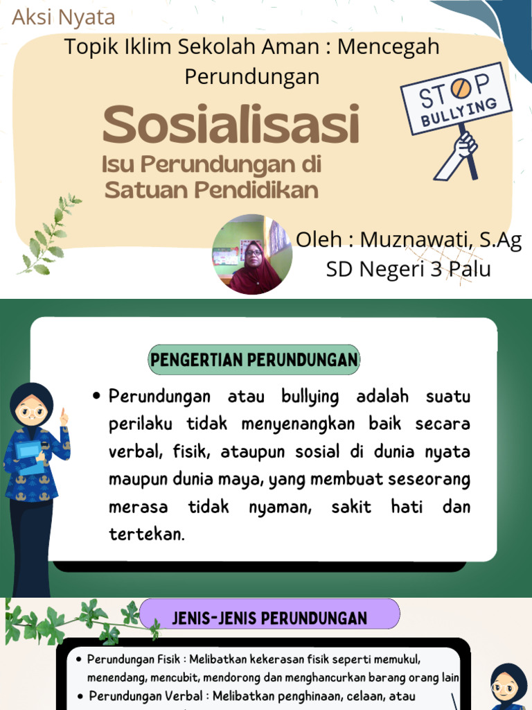 Aksi Nyata Isu Perundungan Di Satuan Pendidikan | PDF
