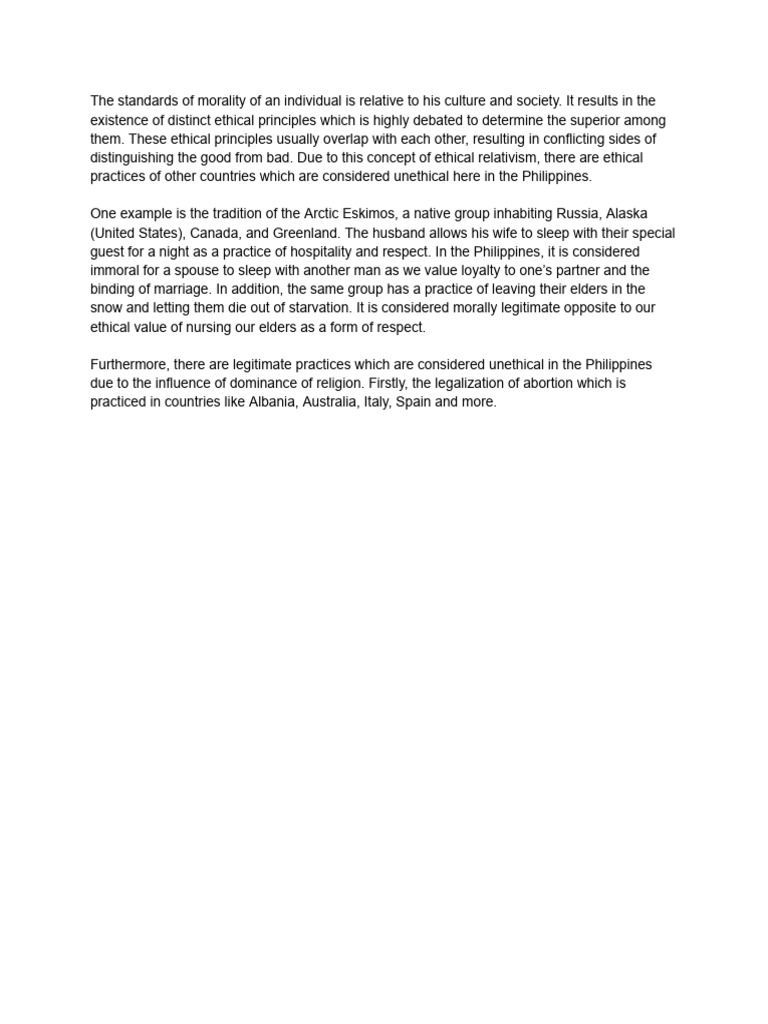 Ethical Practices Draft | PDF