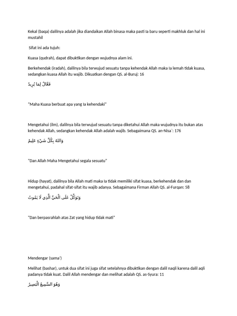 Tauhid 18 Agust | PDF