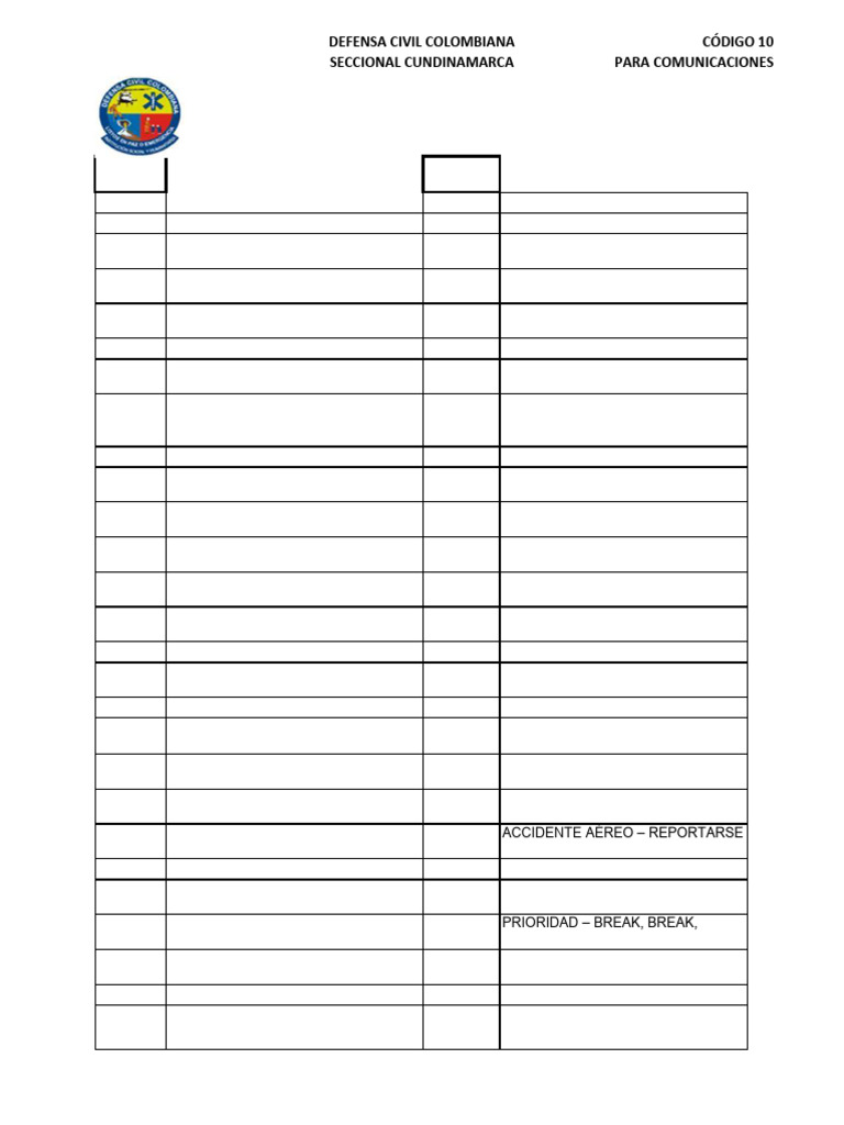 Codigo 10 Comunicaciones | PDF