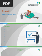 Restraint Nursing Guideline For Care | PDF | Nursing | Joint Commission