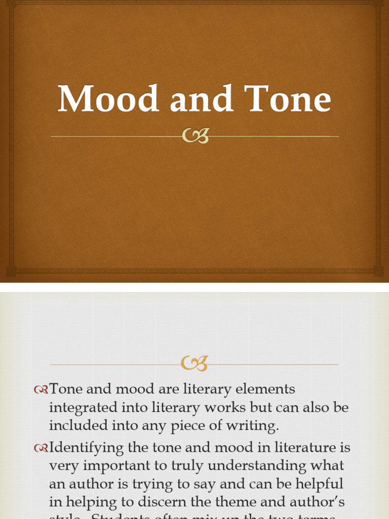 Mood and Tone | PDF