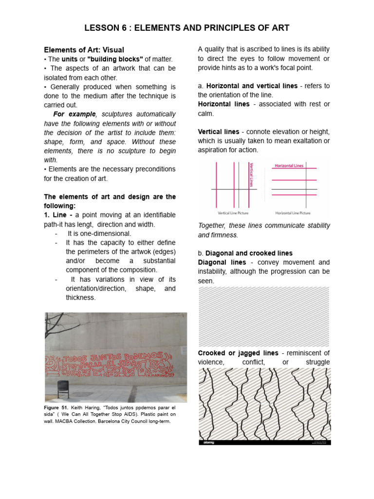 Art Elements and Principles Explained | PDF | Perspective (Graphical ...