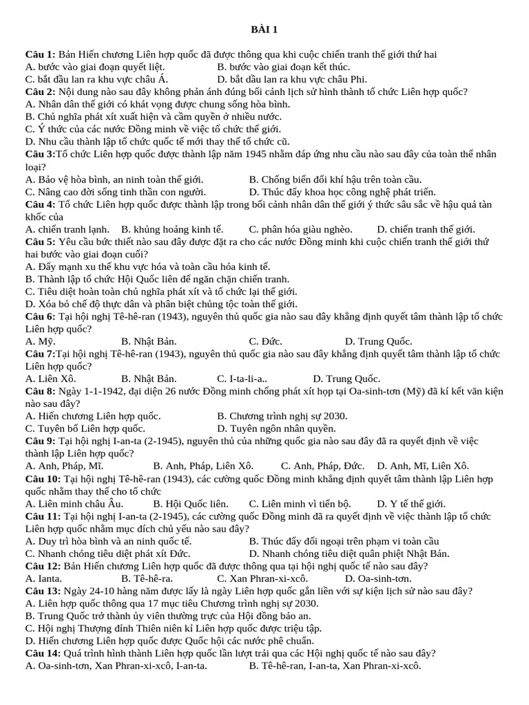 Bai Tap Chu de 1 84160 | PDF