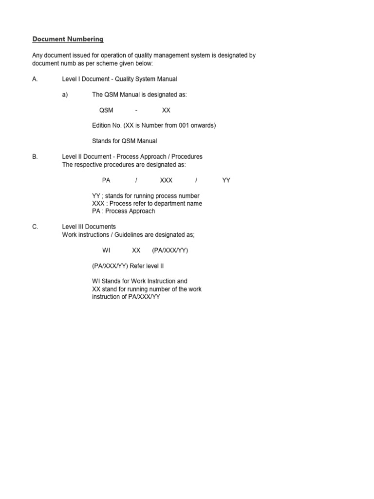 2.c - Document Numbering | PDF