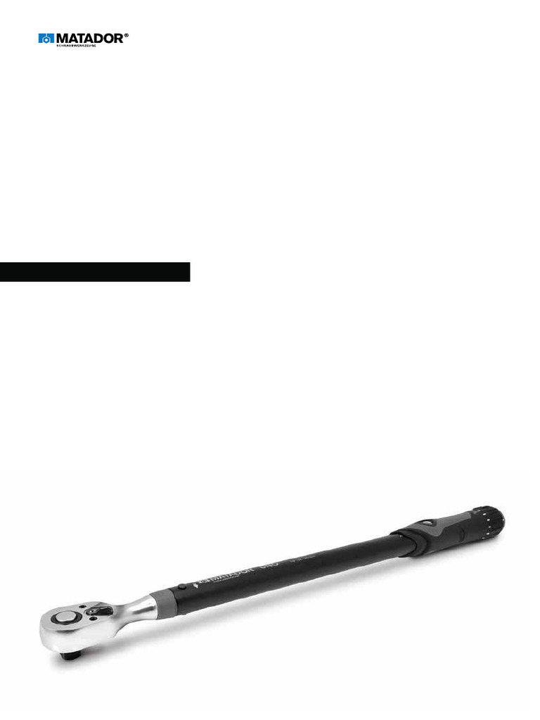 MATADOR Catalog Torque Technology | PDF | Screw | Calibration
