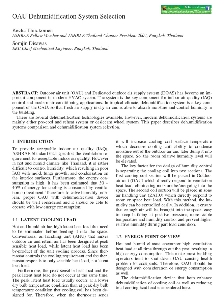 OAU Rev1 | PDF | Hvac | Air Conditioning
