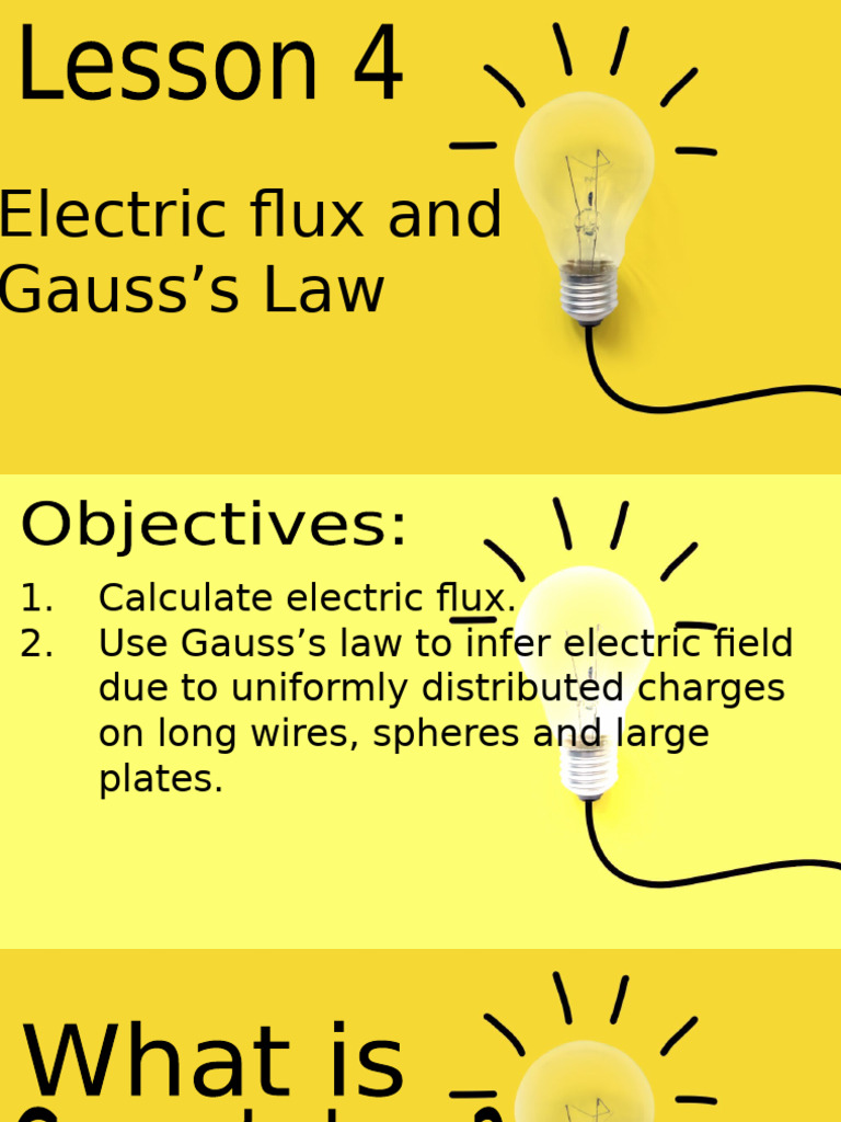 Electric Flux and Gauss's Law Explained | PDF