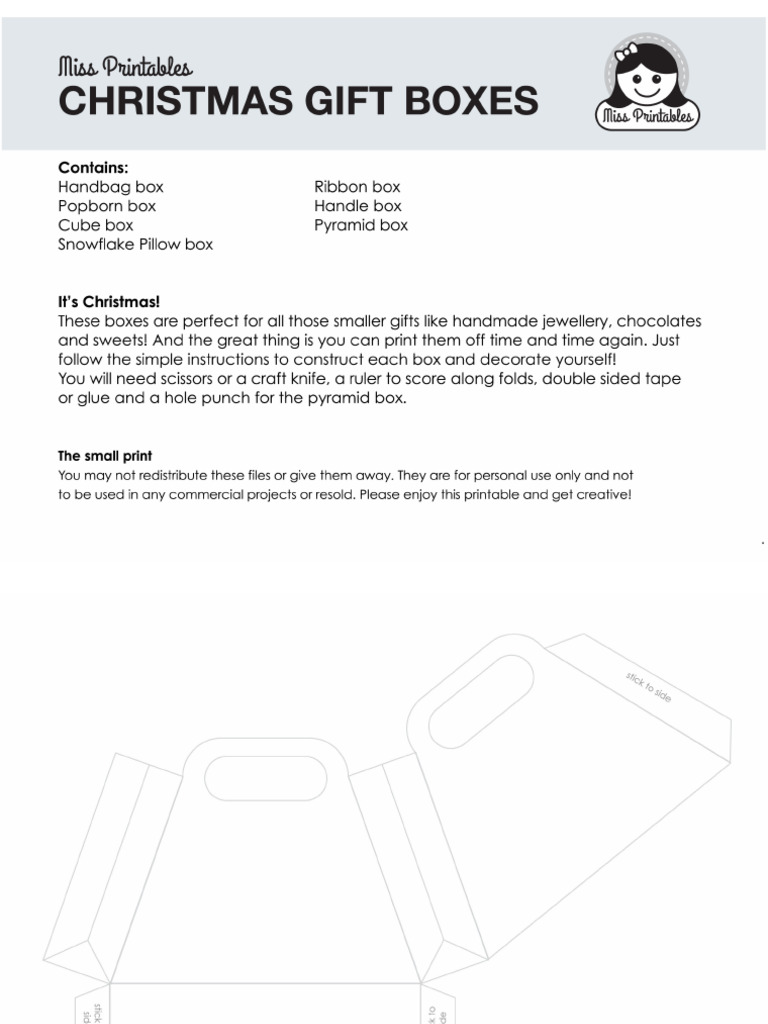 Christmas Gift Boxes | PDF
