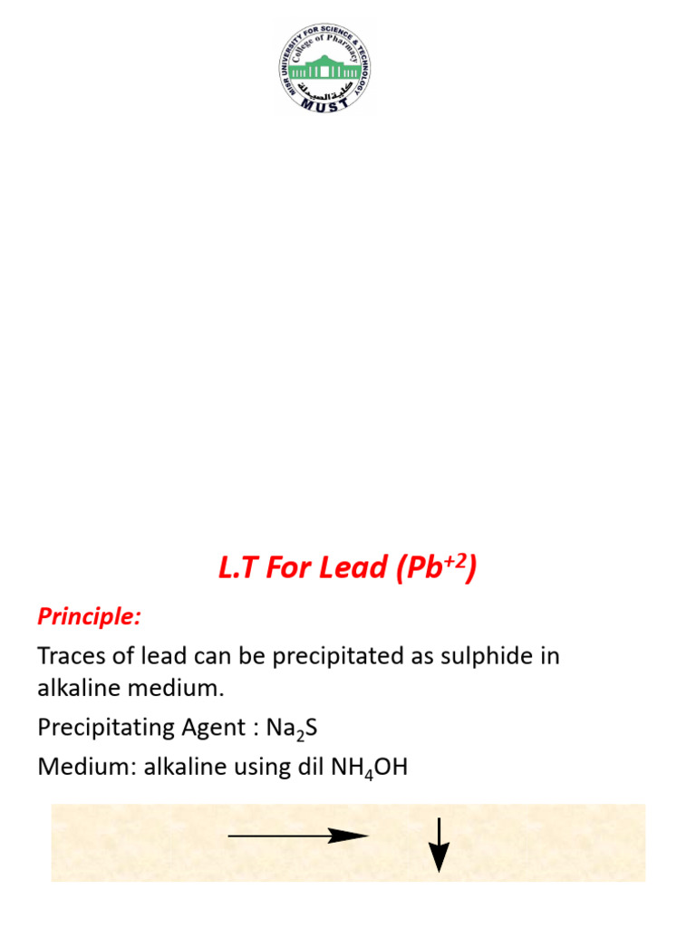 Lead Section | PDF | Physical Sciences | Metallic Elements