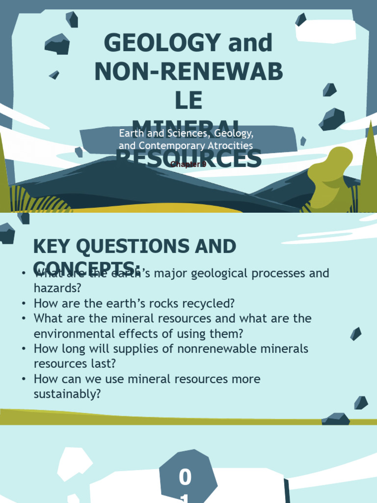 Geology and Non-Renewable Resources | PDF | Plate Tectonics | Rock ...