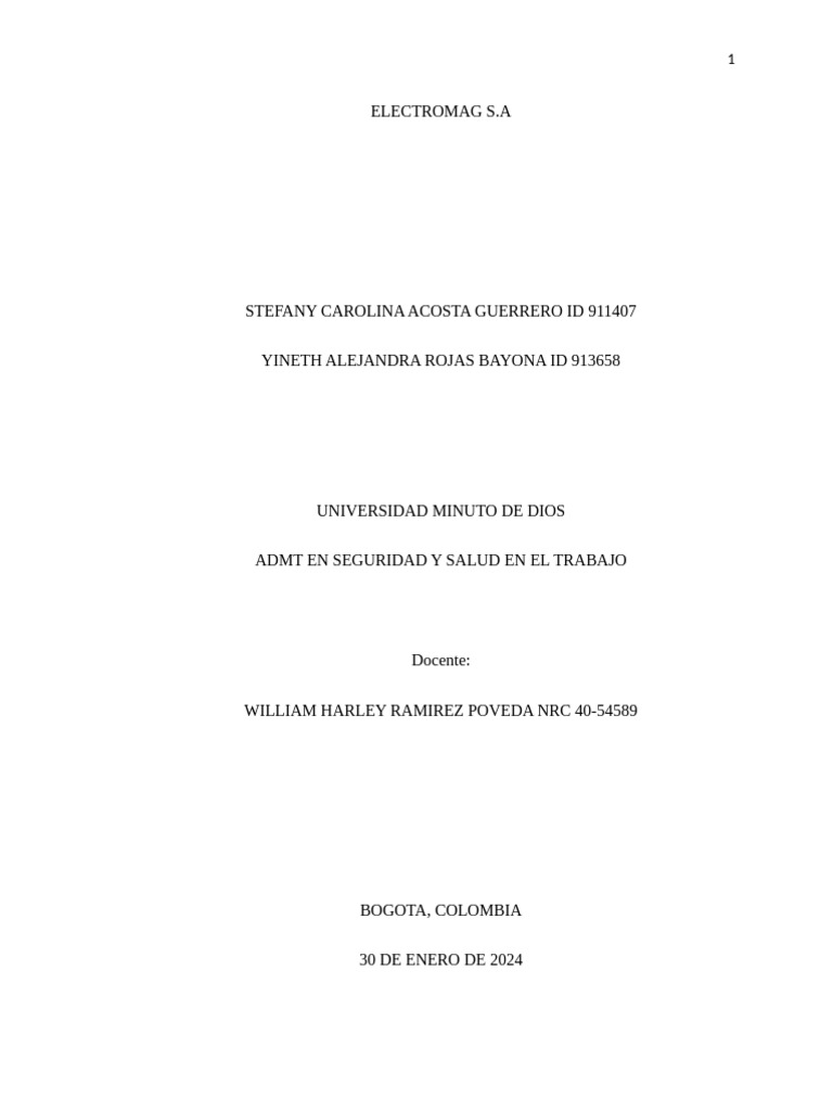 ELECTROMAG S | PDF | Business | Ingenieria Eléctrica