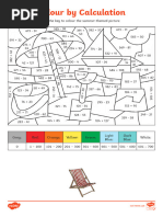 Christmas Calculated Colouring Activities | PDF | Color | Artistic ...