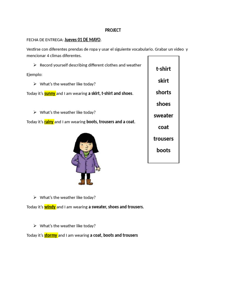 Projecto de Ingles Video | PDF