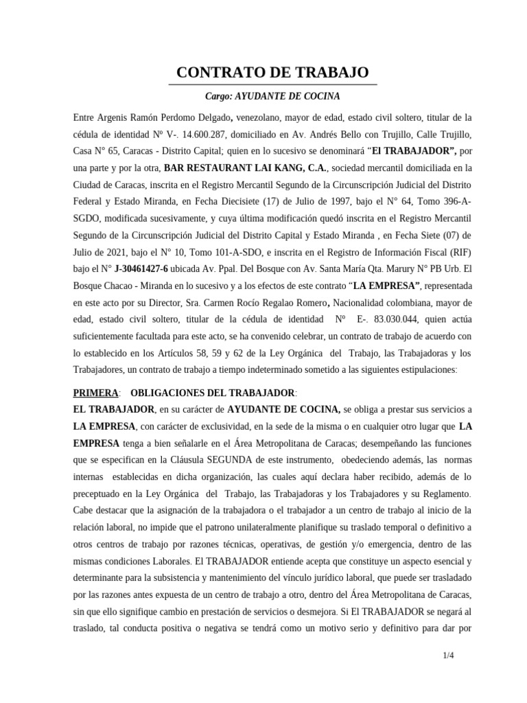 Argenis Perdomo | PDF | Business