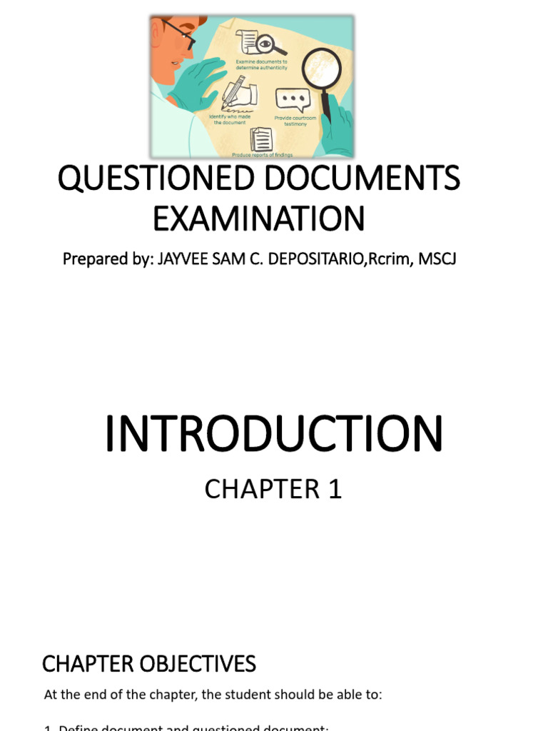 Forsci 312 Forensic Questioned Documents Examination | PDF | Forgery | Ink