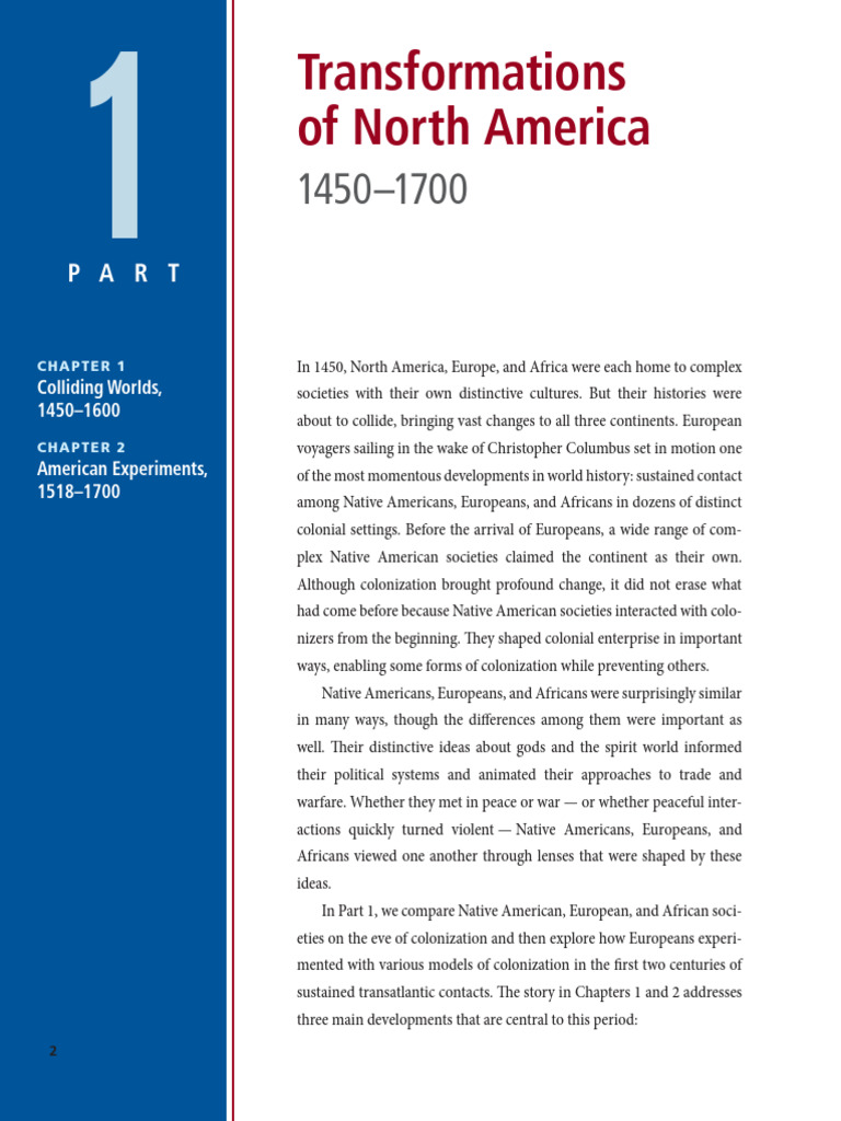 Ch 1 - Colliding Worlds | PDF | Spanish Empire | European Colonization ...