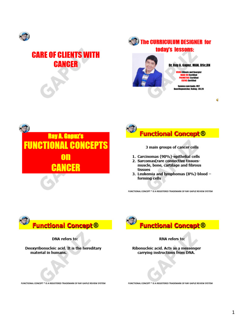 27 2023 Onco Corrected Handouts | PDF | Cancer | Mastectomy