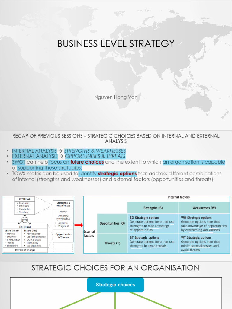 Business Level Strategy Overview | PDF | Competitive Advantage ...