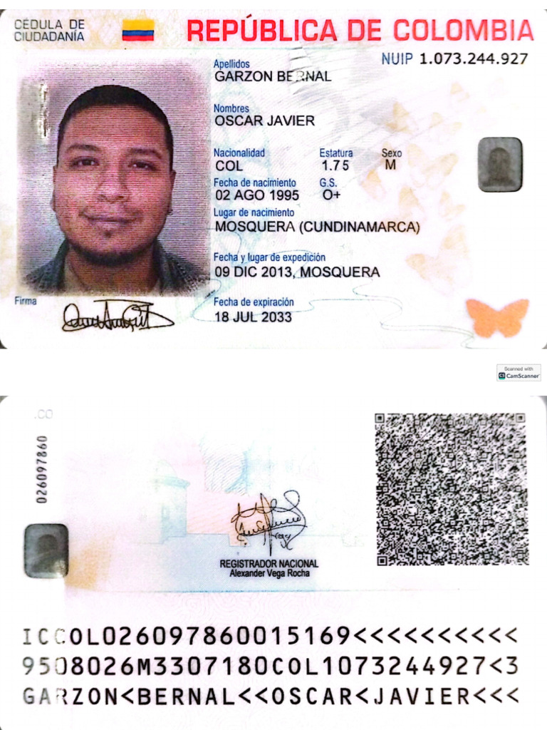 Cédula inquilino Oscar | PDF