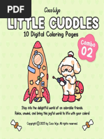 Spooky Vibes Cute & Easy Coloring Book | PDF