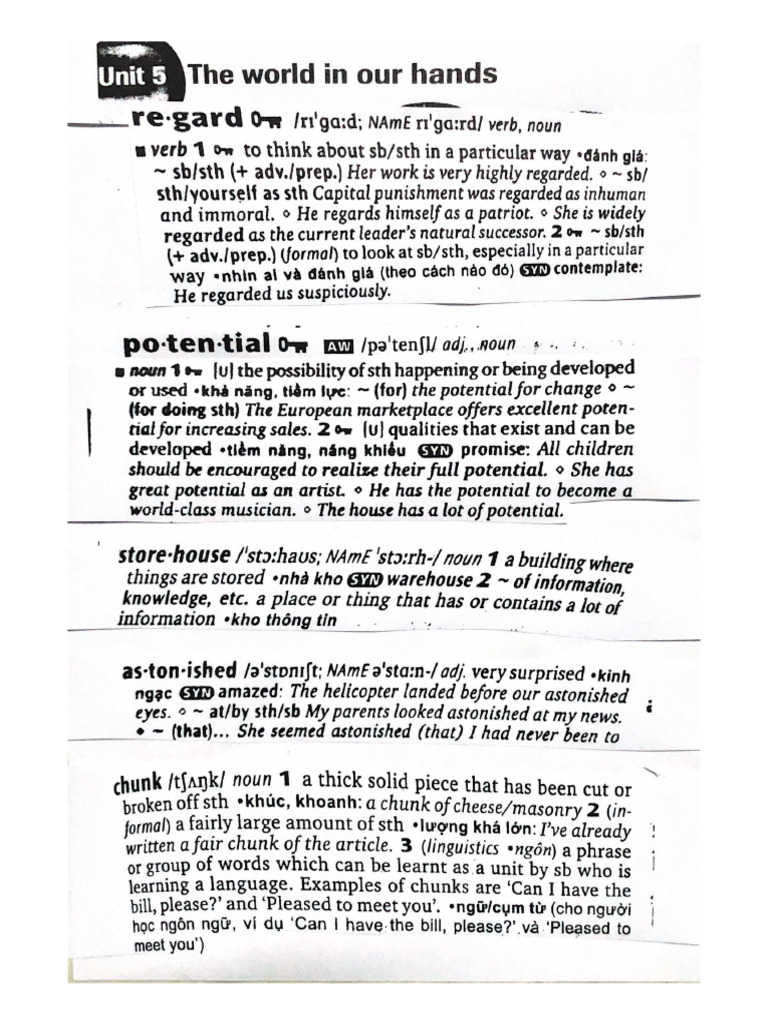 Unit 5 The World in Our Hands | PDF