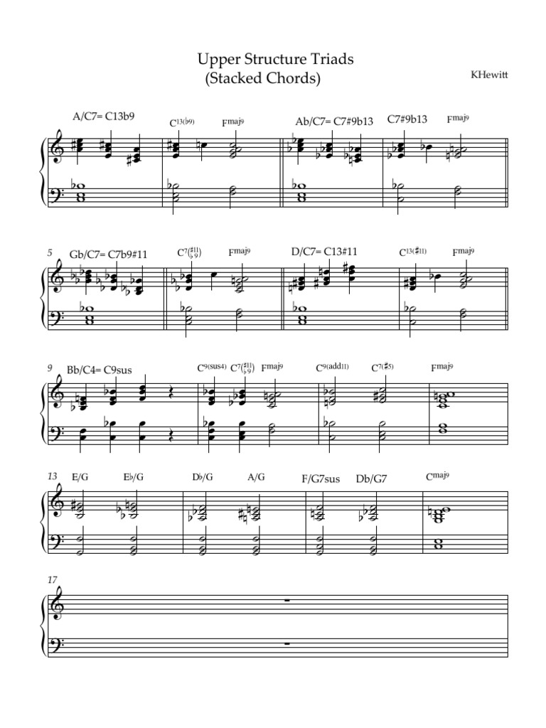 Stacked Chords | PDF