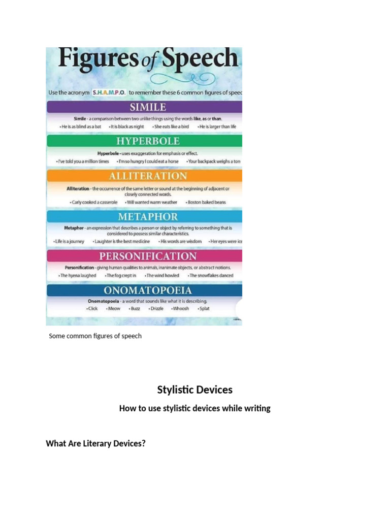 Common Literary Devices Explained | PDF