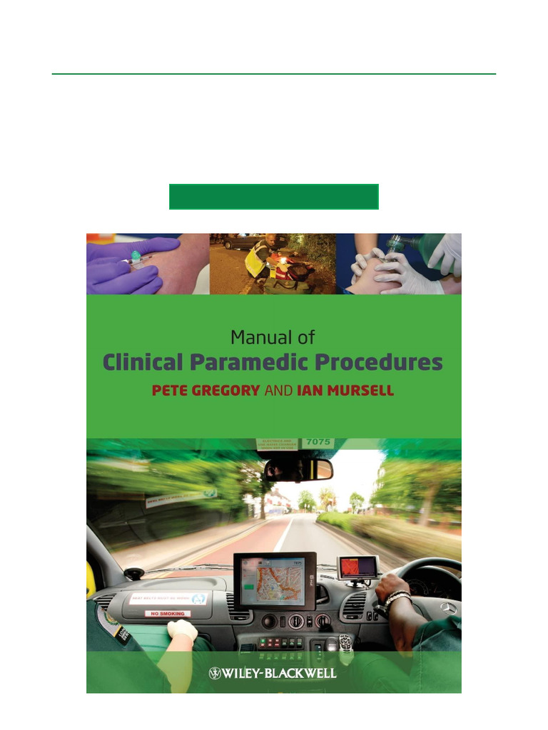 Manual of Clinical Paramedic Procedures - 1st Edition PDF DOCX Download ...