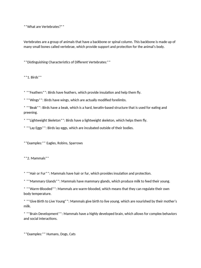What Are Vertebrates | PDF | Amphibian | Reptile