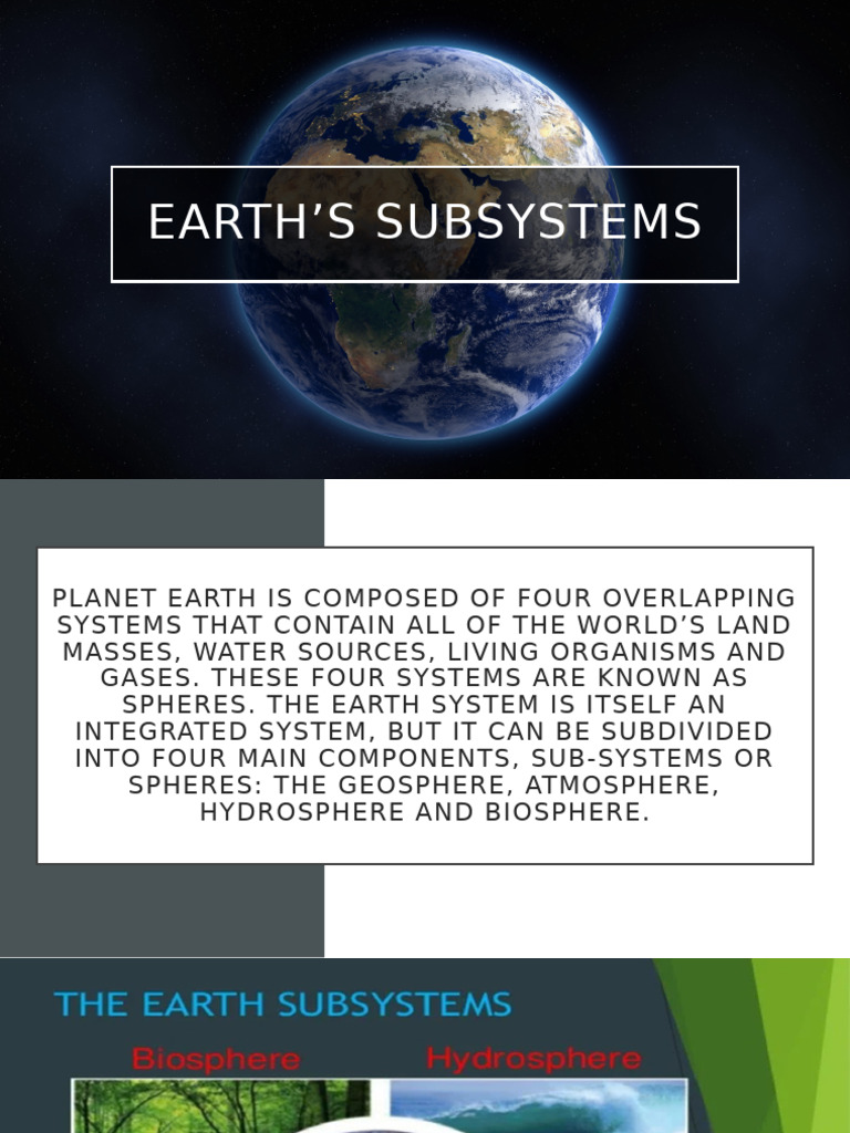 Earths Subsystems and Internal Structure | PDF | Planetary Core | Earth