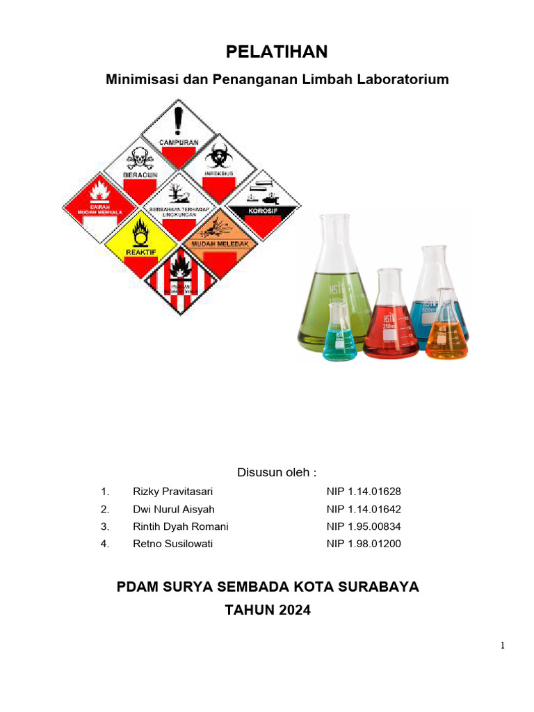 Minimasi Dan Penanganan Limbah Laboratorium | PDF