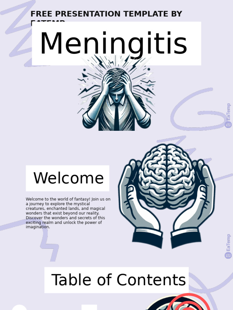Meningitis PowerPoint Template by EaTemp | PDF | Fantasy | Elves
