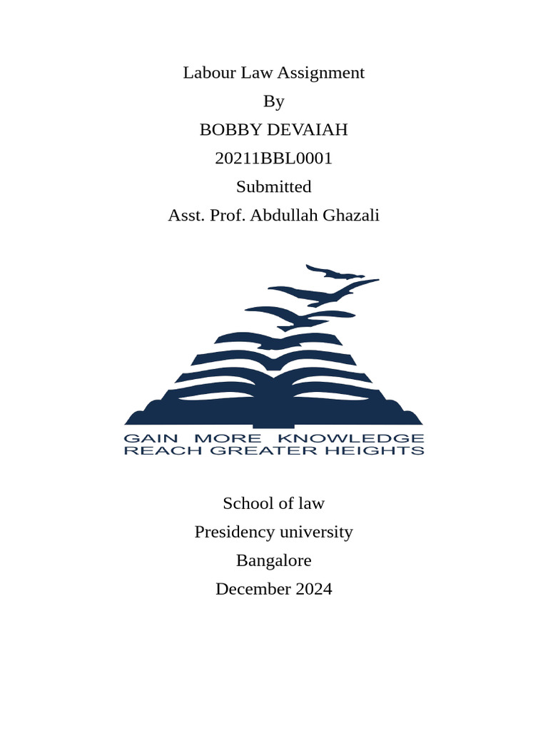 20211BBL0012labour Law | PDF