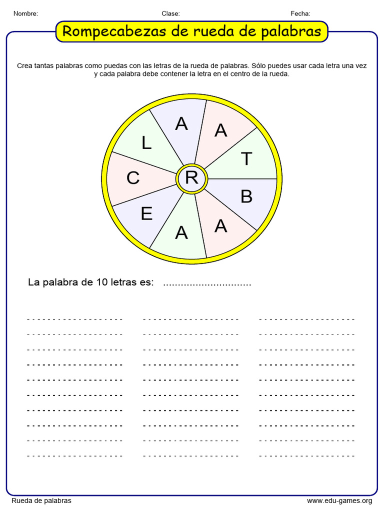 Rueda de Palabras-2 | PDF