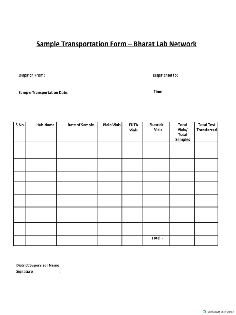 Sample Transfer Form-1 (1) - 1 | PDF