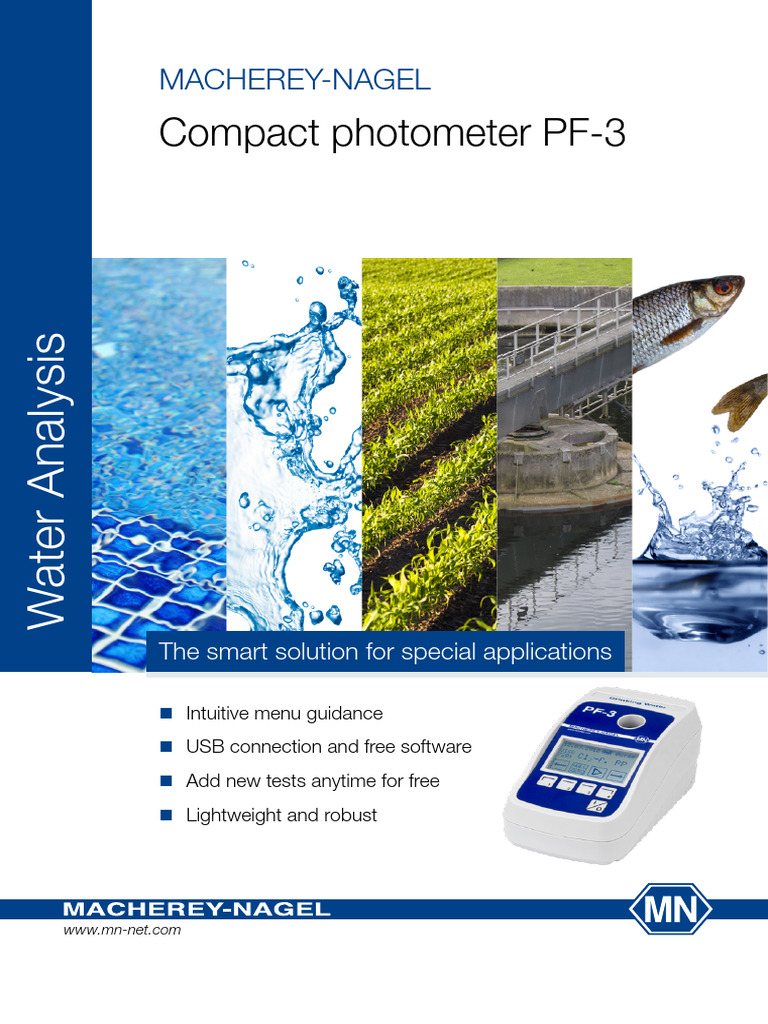 Compact Photometer PF-3 Overview | PDF | Chlorine | Magnesium