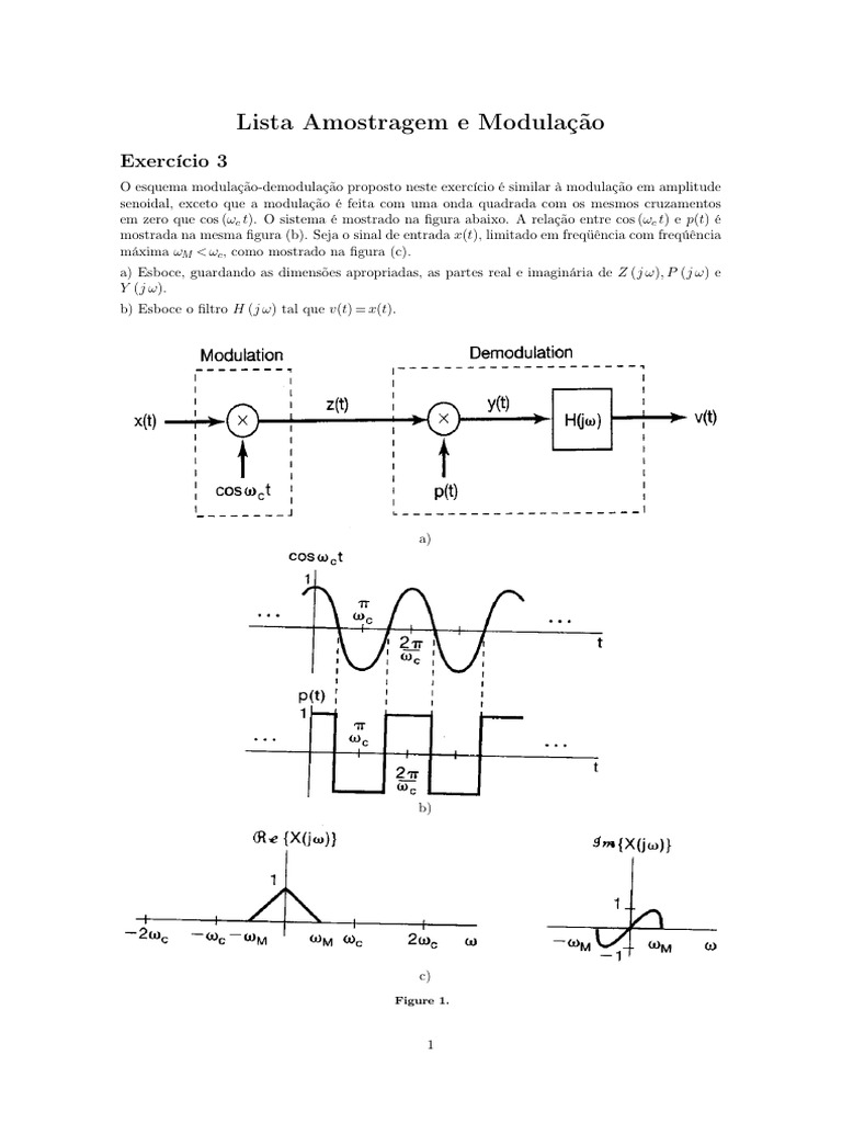 Solucao Amostragem Modulacao | PDF | Frequência
