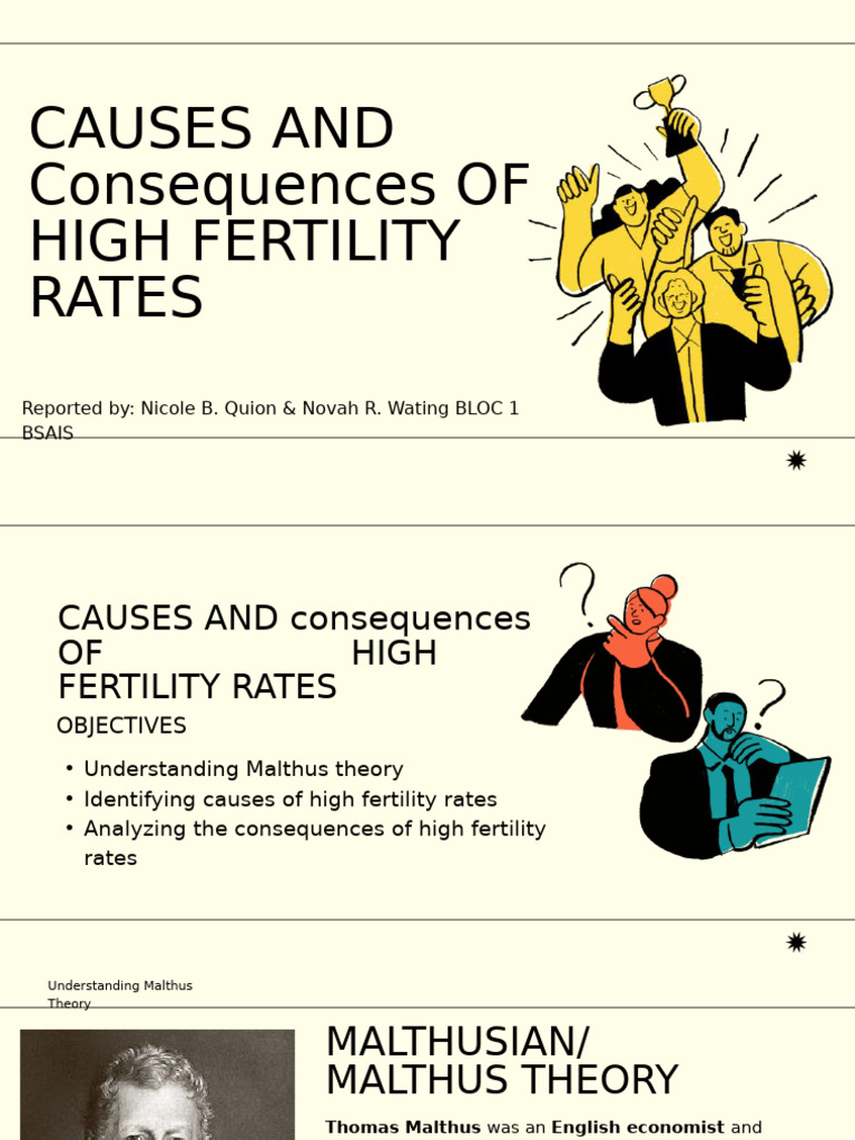 Causes and Consequences of High Fertility Rate | PDF | Family Planning ...