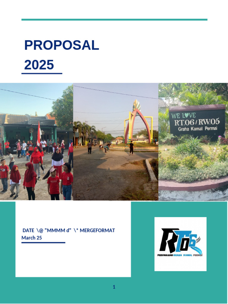 Proposal RT - Atap Panggung | PDF