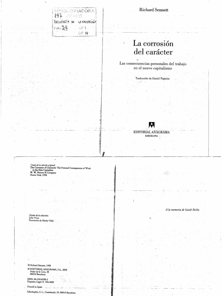 Sennett - A La Deriva | PDF