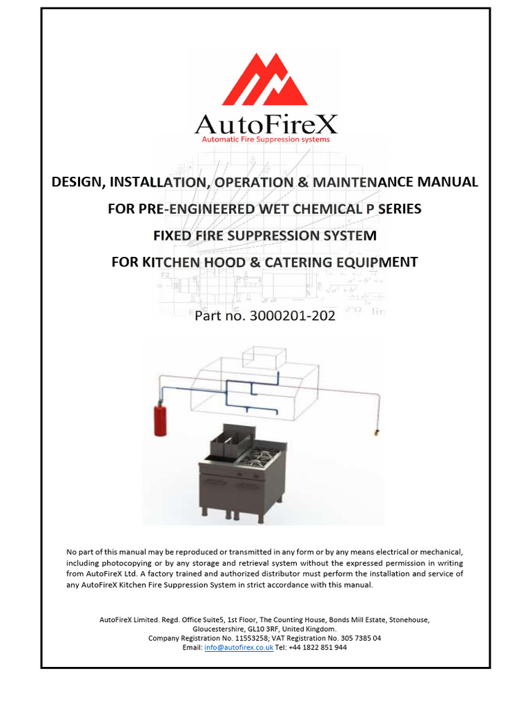 AFX P Series Kitchen Fire Suppression System DIOM - Doc AFX - 0062 Rev ...