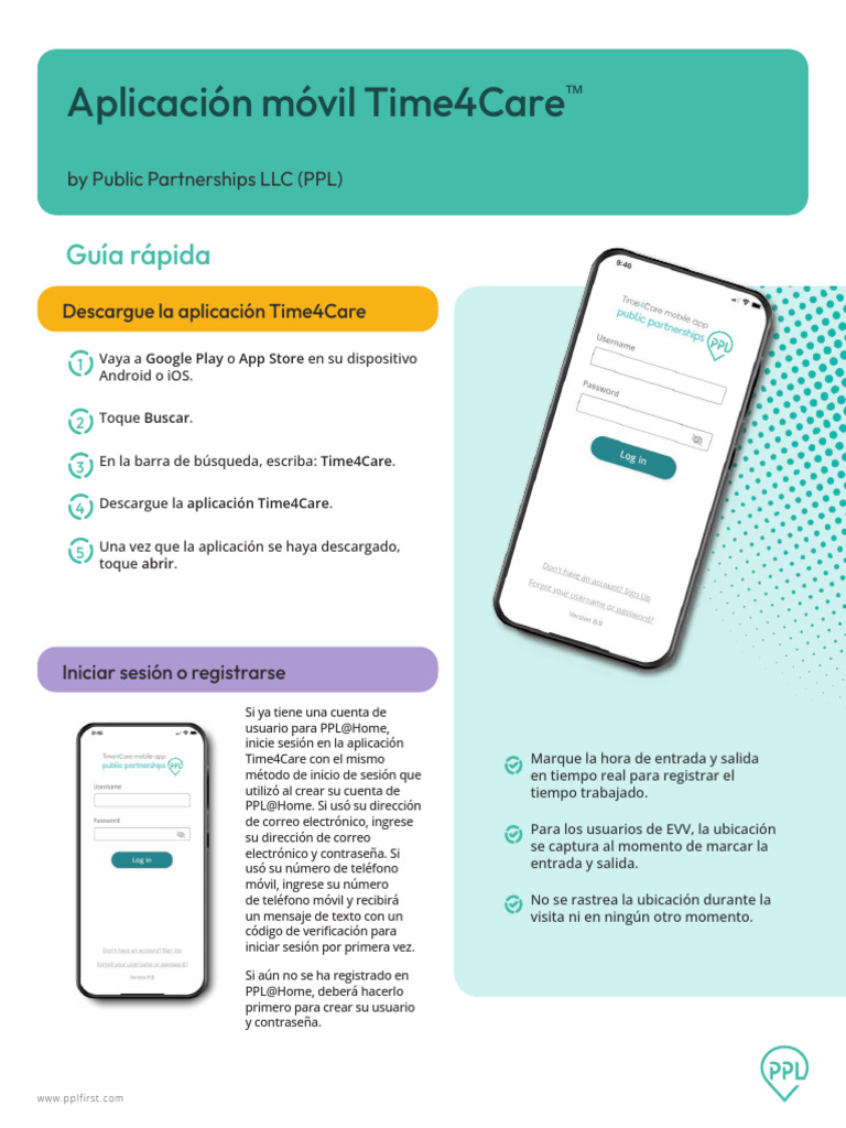 Time4Care Guide Spanish | PDF | Aplicación movil | Google Play