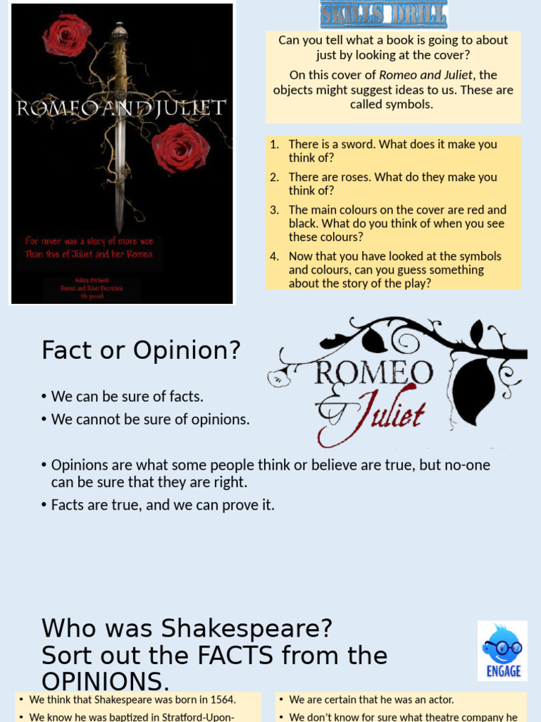 Lesson 1 Romeo and Juliet The Prologue | PDF | Romeo And Juliet ...