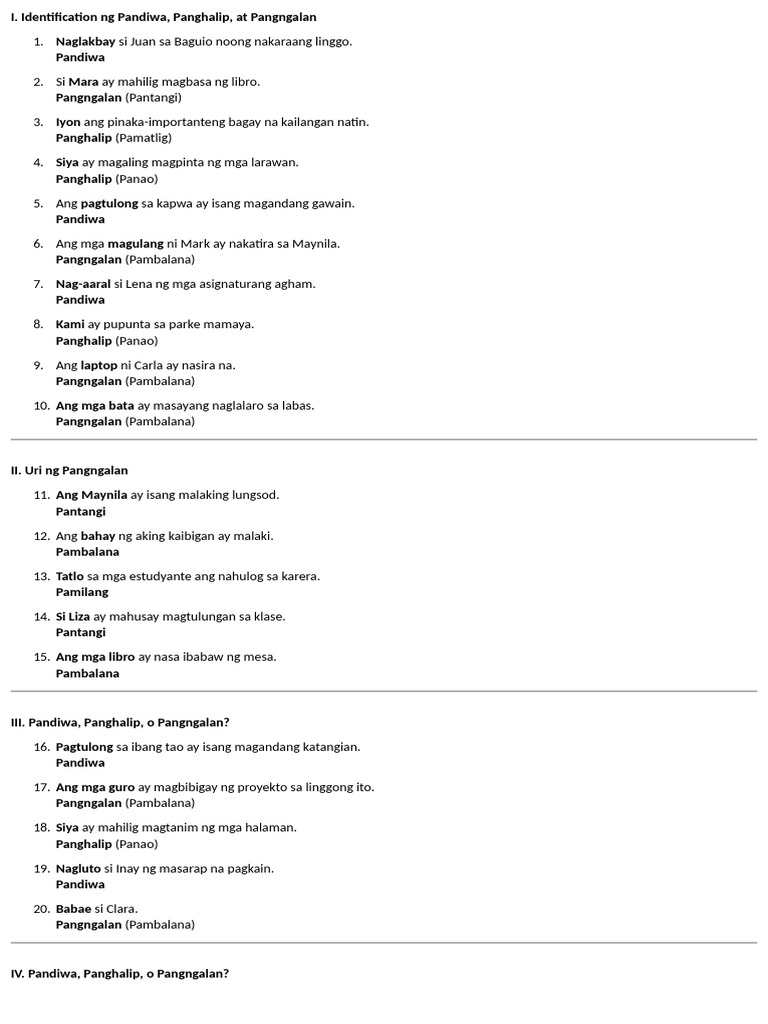 3rd q fil answer key | PDF
