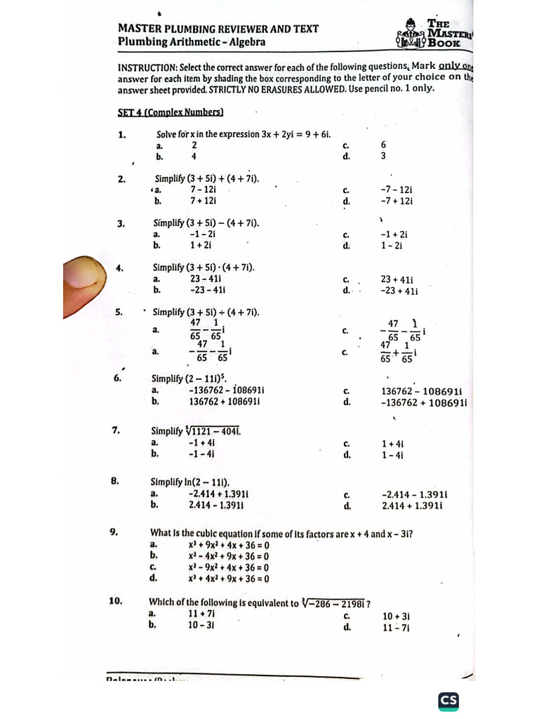 Algeb-Set-4 (Ok) | PDF
