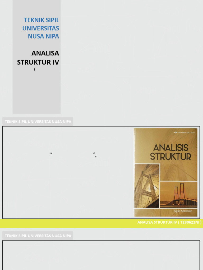 Metode Kekakuan Untuk Elemen Balok | PDF