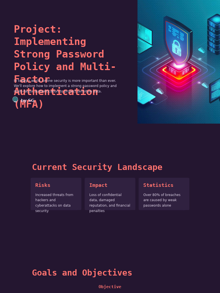 Implementing Strong Password Policy and Multi Factor Authentication MFA | PDF | Security ...